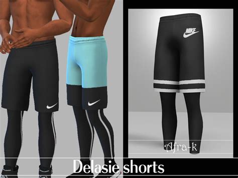 The Sims Resource Delasie Shorts With Tights Sims 4 Men Clothing Sims 4 Male Clothes Sims