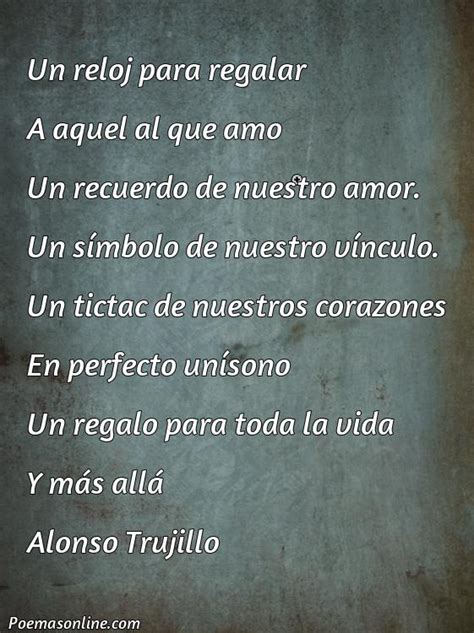 5 Poemas Para Regalar Un Reloj Poemas Online