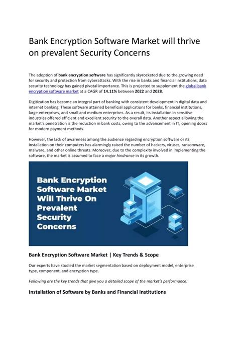 Ppt Bank Encryption Software Market Will Thrive On Prevalent Security Concerns Powerpoint