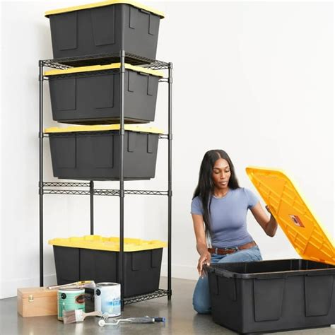 Storage Rack For 27 Gallon Totes