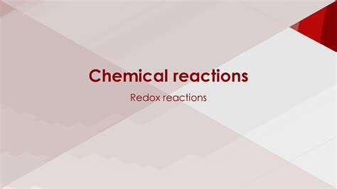 Pdf Sulle Reazioni Redox Schemi E Mappe Concettuali Di Chimica Docsity