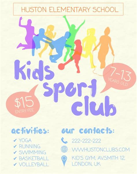 Pin On After School Program Flyers
