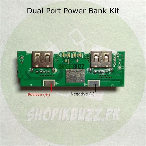 Power Bank Module Dual Port V A V A Kit Shopikbuzz