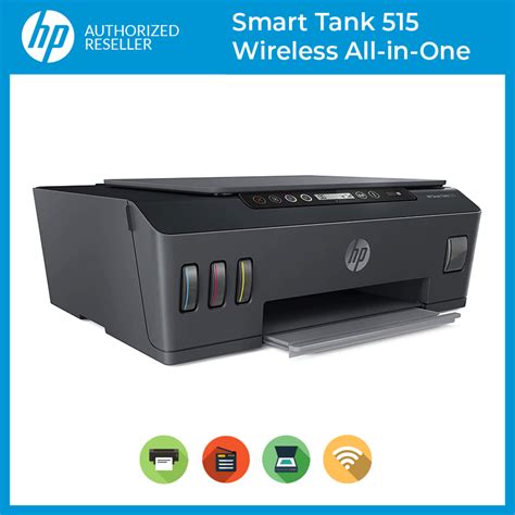Hp 515 Printer Scanner Copier Or Xerox Wifi Wireless 3 In 1 Smart Tank