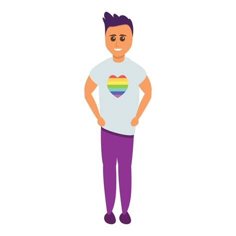 Gay Man Icon Cartoon Style 14186870 Vector Art At Vecteezy
