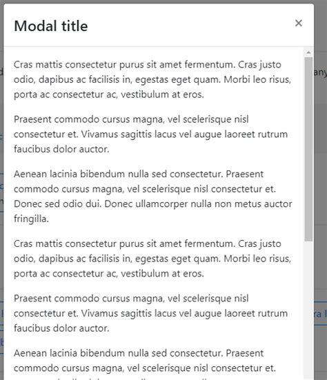 angular how to reset modal scroll time modal s content is updated