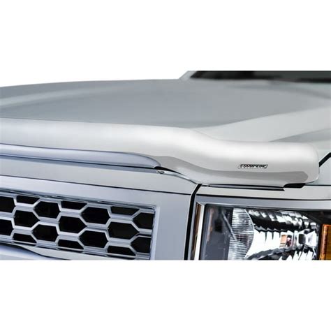 Stampede 2050 8 Bug Shield For Chevrolet Silverado 1500 Acrylic Chrome