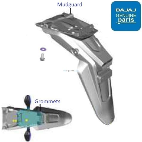 Bajaj Pulsar Ns200 Bs4 2017 19 Rear Mudguard