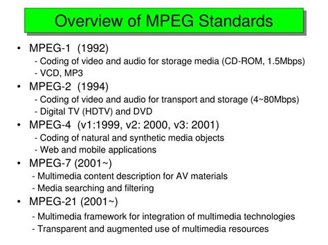 ppt mpeg standards powerpoint presentation free download id 6563240