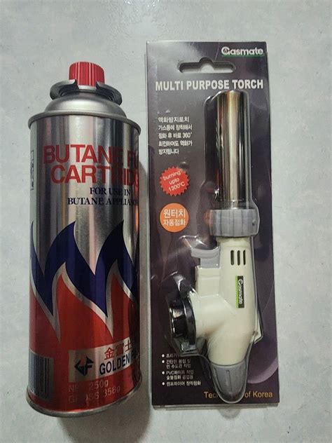 Gasmate Multi Purpose Torch Free 1 Canister Golden Fuji Butane Gas
