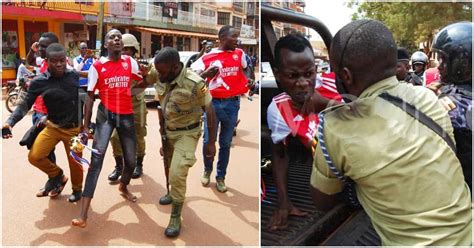 Uganda Police Arrest Over 20 Arsenal Fans Over Premier League Trophy