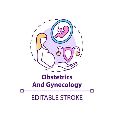 Obstetrics And Gynecology Concept Icon Patient Prenatal Diagnostic