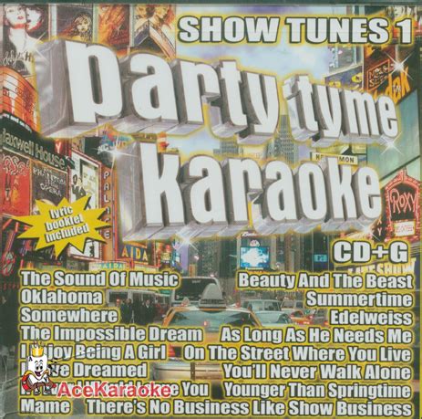Party Tyme Karaoke CDG SYB1091 Show Tunes 1