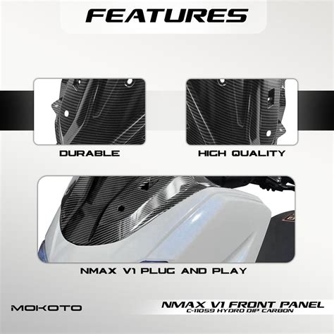 NMAX V1 FRONT COWLING COVER CONSOLE REPLACEMENT WINDSHIELD CHEST FRONT