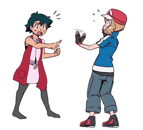Ash And Serena Clothes Swap By Cooki45 On Deviantart