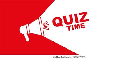 Quiz Time Sign On White Background Stock Vector Royalty Free 1790589956