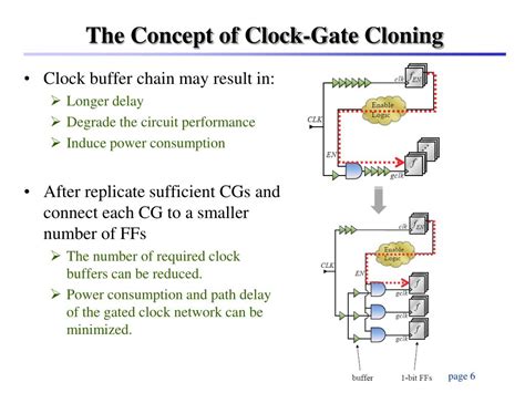 Ppt Power Optimization For Clock Network With Clock Gate Cloning And Flip Flop Merging