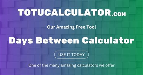 Days Between Calculator Free Days Difference Tool