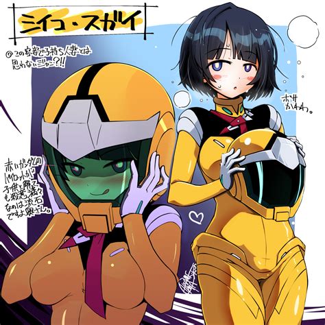 Hisame Genta Shiiko Sugai Gundam Gundam Gquuuuuux Commentary Request Highres Translation