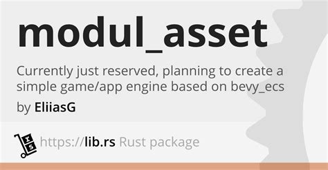 modul_asset — Rust game dev // Lib.rs