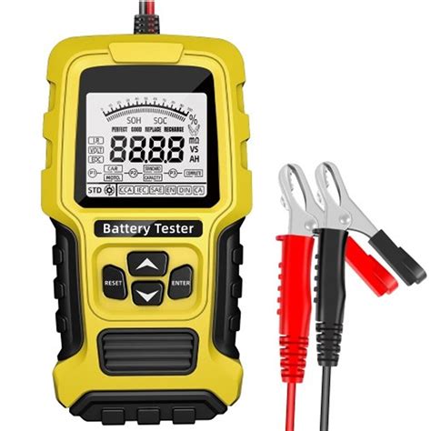 Foxsur Intelligent Car Motorcycle Battery Tester 12v24v Digital