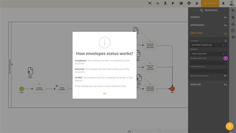 Docusign On Heflo The Await Task Configuration Envelope Status