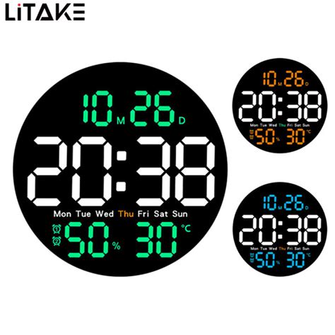Digital Wall Clocks Large Screen With Timing Countdown Function For