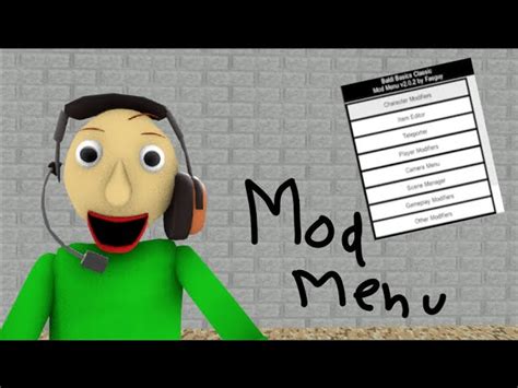 Baldi S Basics Classic Remastered Mod Menu
