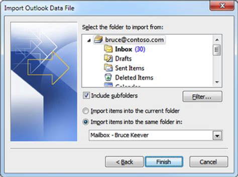Import Outlook Items Support Portal