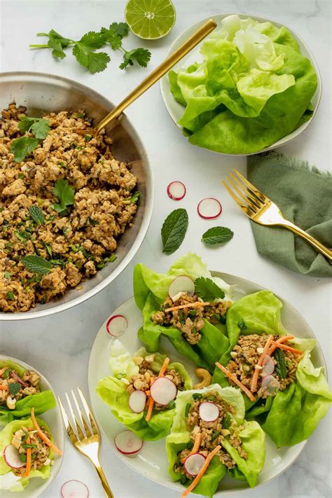 Easy Tofu Lettuce Wraps Craving Something Healthy