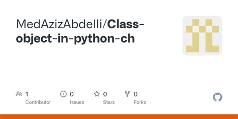 Github Medazizabdelliclass Object In Python Ch