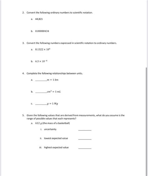 solved 2 convert the following ordinary numbers to