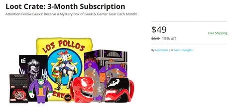 Droidgamers Daily Deal 15 Off A 3 Month Subscription To Loot Crate Droid Gamers