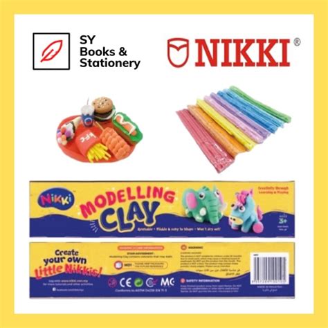 Nikki Modelling Clay Plasticine Tanah Liat Pemodelan Tanah Liat