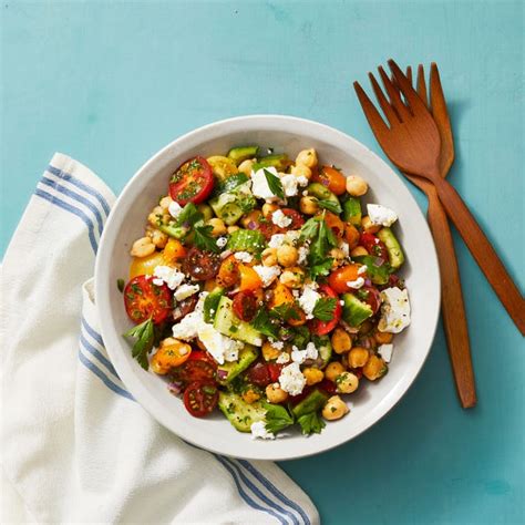 Best Chickpea Salad Recipe How To Make Chickpea Salad