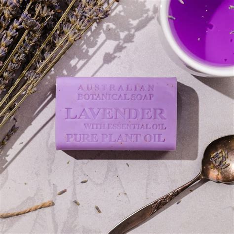 Buy Lavender With Essential Oil Soap Online In Australia Australian