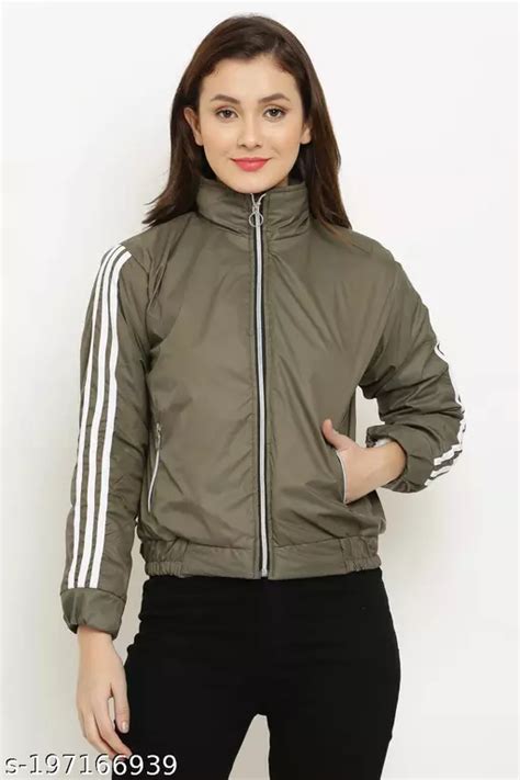 Full Sleeve Solid Women Casual Jacket