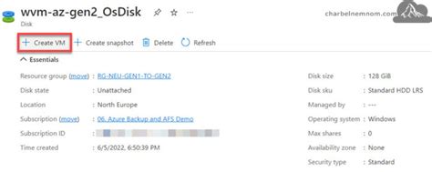 Migrate Gen1 To Gen2 VMs On Azure CHARBEL NEMNOM MVP MCT CCSP