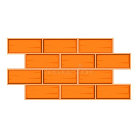 Brick Wall Icon Cartoon Style Stock Vector Illustration Of Brick