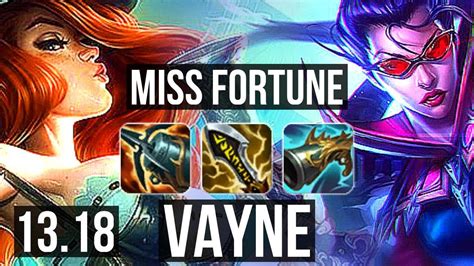Miss Fortune And Alistar Vs Vayne And Nautilus Adc 717 Rank 8 Mf