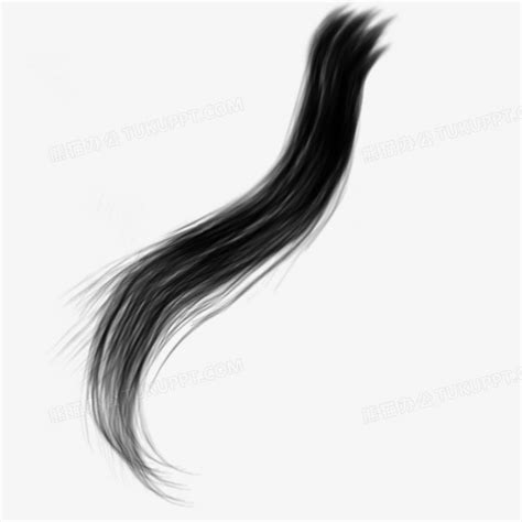 飘逸发丝PNG图片素材下载 发丝PNG 熊猫办公