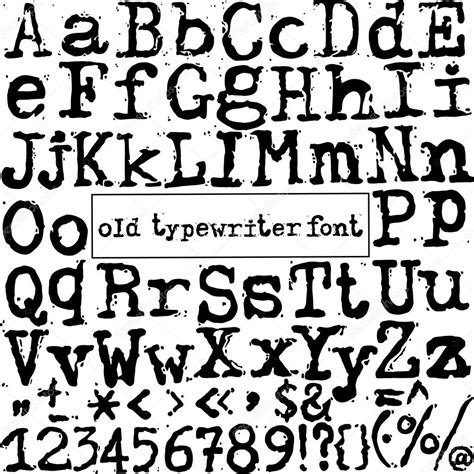 Fuente Maquina De Escribir Antigua Gratis Descargar Libros Gratis