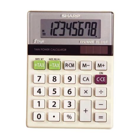 Sharp Elsi Mate El 310t Mode Demploi Télécharger Le Pdf Manualslib