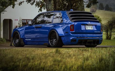 Rendering Widebody Kit On The Rolls Royce Cullinan SUV