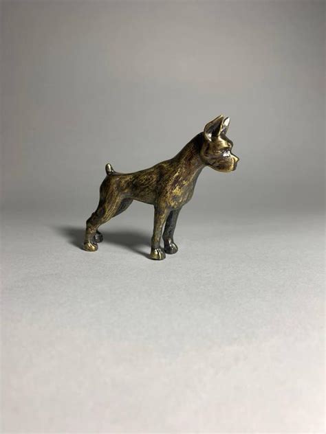 Статуетка з бронзи фігурка з бронзи статуетка собака німецький дог скульптура з бронзи