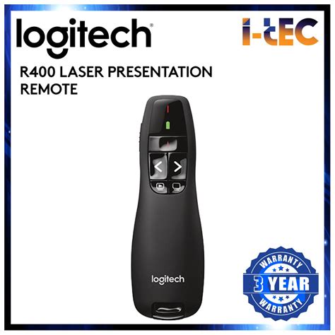 Logitech R Laser Presentation Remote Shopee Malaysia