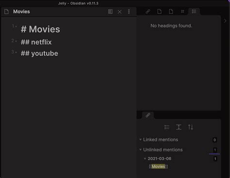 Outline Does Not Show Headings Help Obsidian Forum