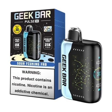 Geek Bar Pulse X Disposable Vape 25000 Puffs 18ml 5 Nic 5pcsbox Tkw