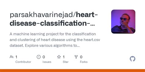 GitHub Parsakhavarinejad Heart Disease Classification Clustering A