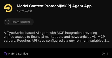 Model Context Protocolmcp Agent Ap · Lobehub